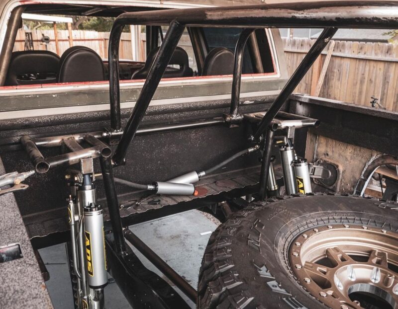 Lifted Squarebody Chevy K30 Crew Cab on 38s With a Prerunner Kick