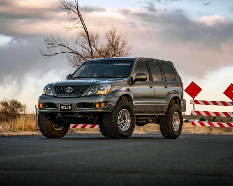 3" Lifted Lexus GX470 with KDSS Suspension on beefy 34" Tires - offroadium.com
