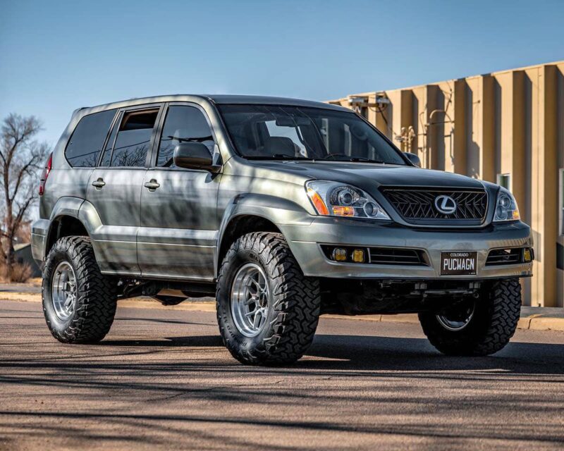 3" Lifted Lexus GX470 with KDSS Suspension on beefy 34" Tires - offroadium.com