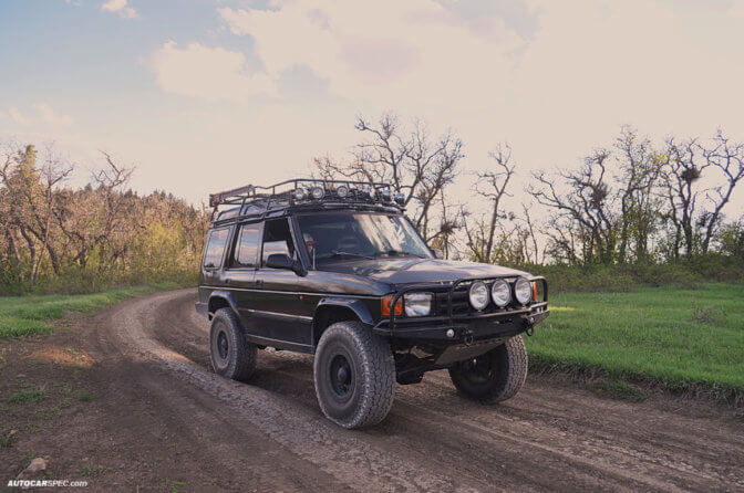 4" Lifted Land Rover Discovery 1 Overland Build on 35 inch Tires