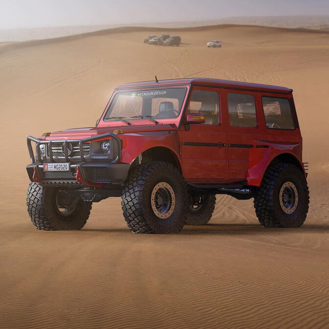 Mercedes G-Class Unique Off road Bumper & Wide Body Design