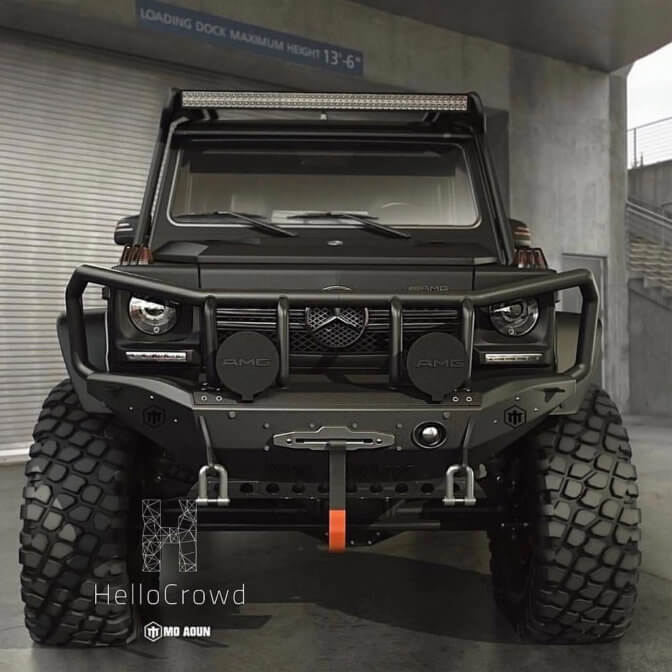 Mercedes G-Class Unique Off road Bumper & Wide Body Design