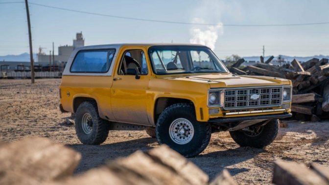 Old School Chevy K5 Blazer PreRunner with Long Travel Suspension