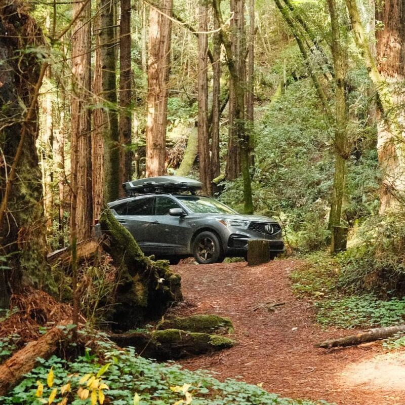 Lifted Acura RDX off road build on 30" All Terrain Tires - offroadium.com