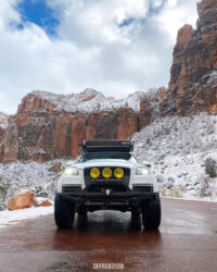 Lifted Audi Q7 on 35” Offroad Tires Modified for Overland-Style ...