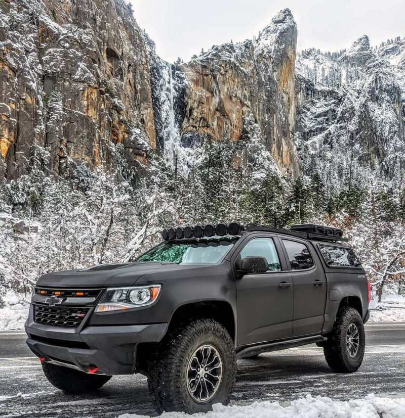 Chevy Colorado on 37s - Biggest tires EVER without lift on Stock Suspension