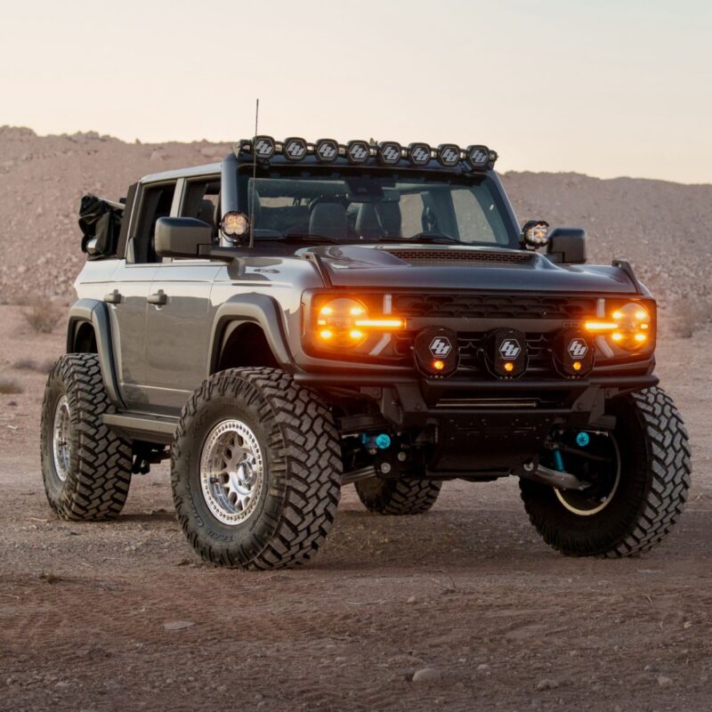 Off-road Modified Ford Bronco Black Diamond Sas with Bestop eTop Power ...