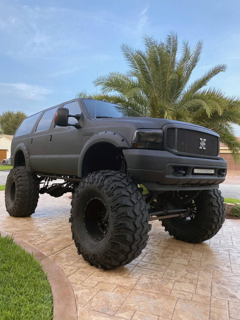 Lifted 2004 Ford Excursion Monster Truck On 49” Super Swampers ...