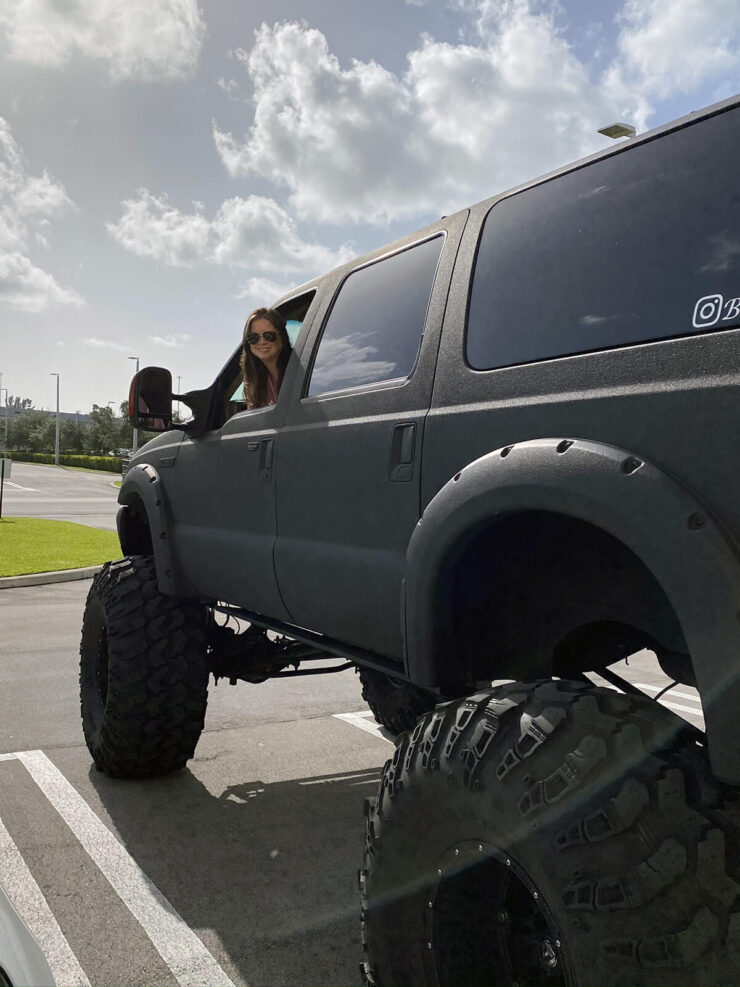 Lifted 2004 Ford Excursion Monster Truck On 49” Super Swampers ...