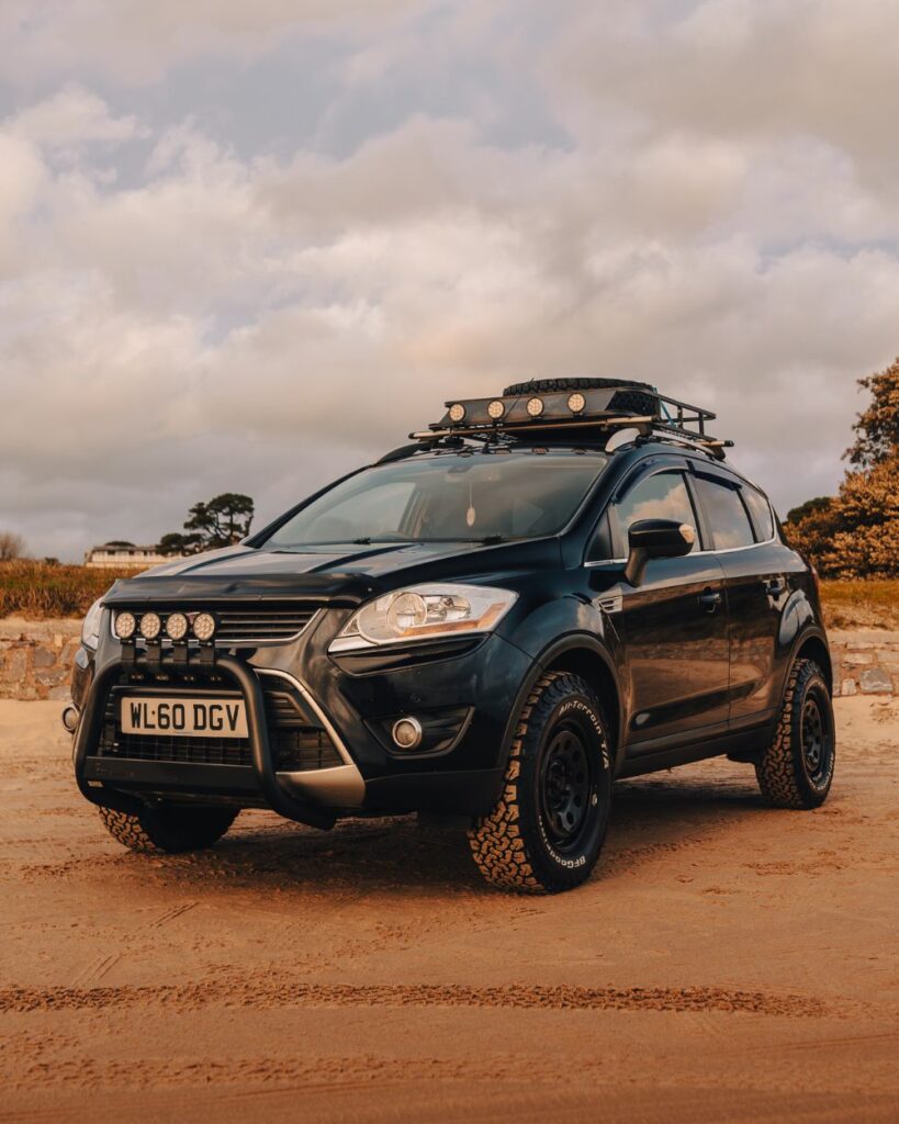 Lifted Ford Kuga Off road Build for light Overlanding
