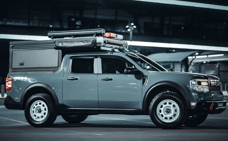 Peak Ford Maverick FX4 Overland Build with Packout Camper Shell & RTT ...