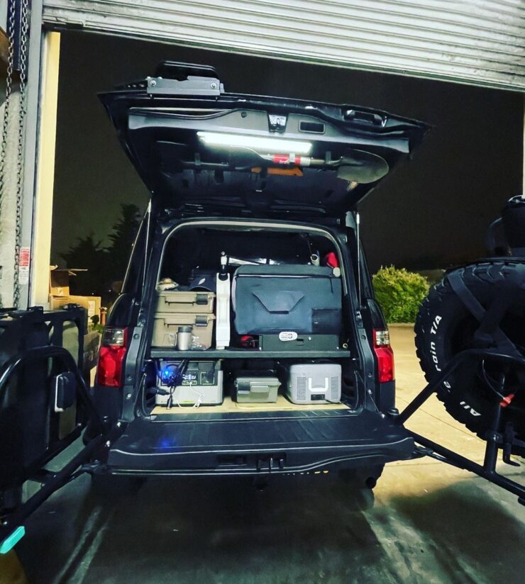 Lifted Honda Element eCamper Off road Build With 30” BFG Tires ...