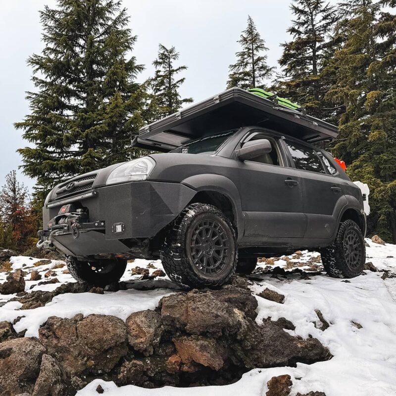 Surprising Hyundai Tucson Overland Build with a Lift & Off-road Tires