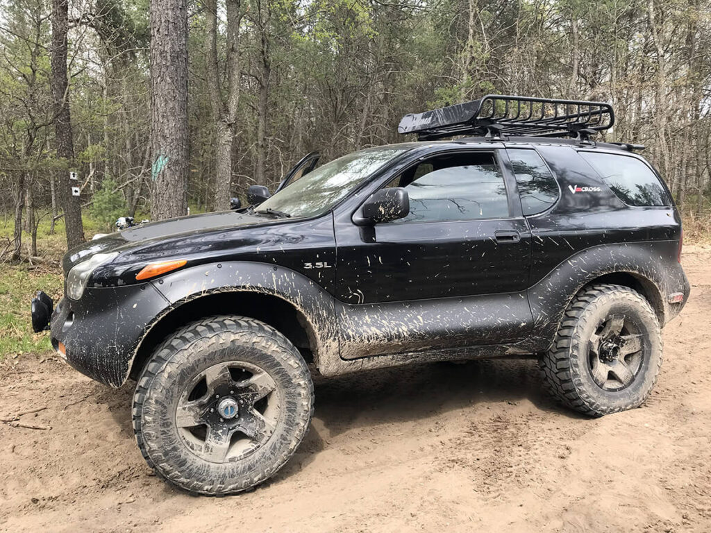 One of Coolest Lifted Isuzu VehiCROSS Off-Road Builds - 33 Inch Tires ...