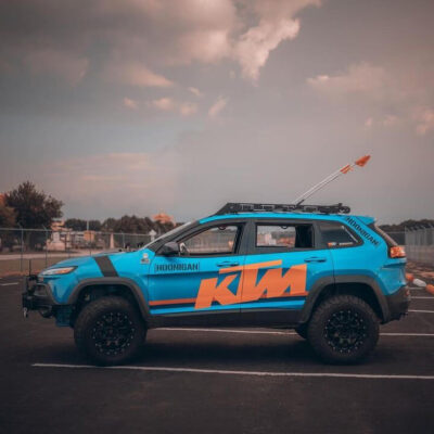 Prerunner-inspired Jeep Cherokee KL Off-road build with a 3-4” lift