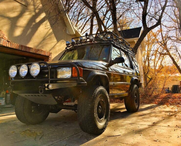 4" Lifted Land Rover Discovery 1 Overland Build on 35 inch Tires