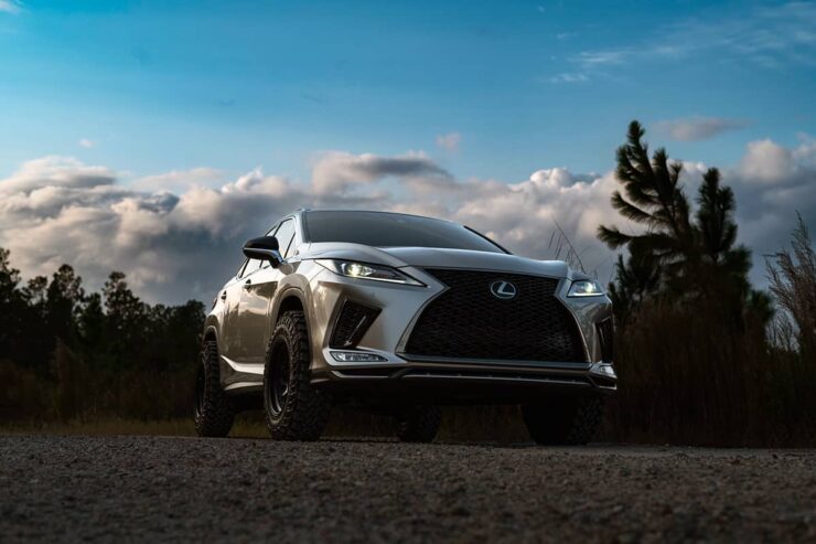 Lifted 2022 Lexus RX350 On 32”s - An Off-road Build For Light Trails - offroadium.com