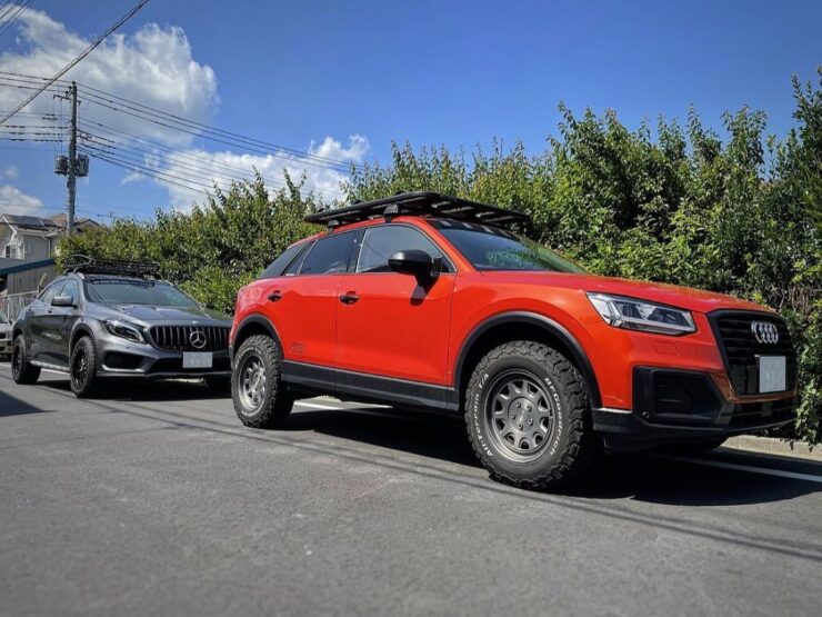 Lifted Audi Q2: Off Road Tires, Wheels & Overland Mods