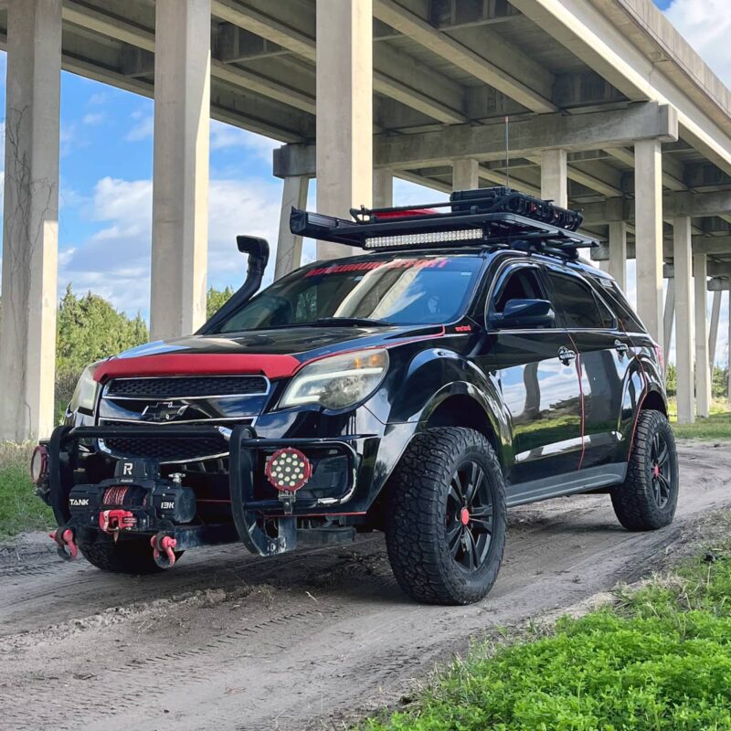This 2" Lifted Chevy Equinox is a Wild FWD Off-road Crossover Build
