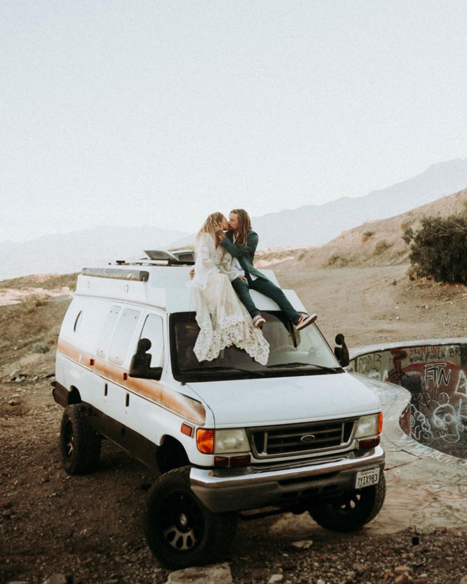 Lifted Ford E350 Overland Camper for Gnarly Van Life
