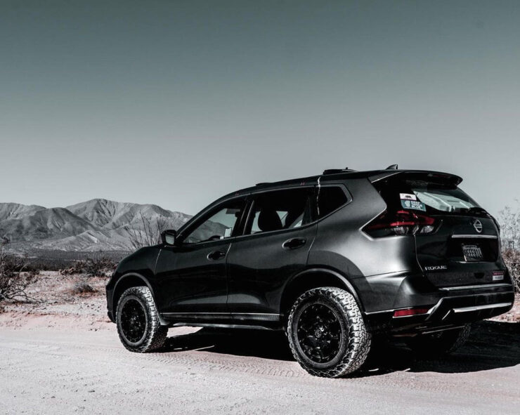 Lifted Nissan Rogue with Off-road Mods and 245/65R17 BFG Tires ...