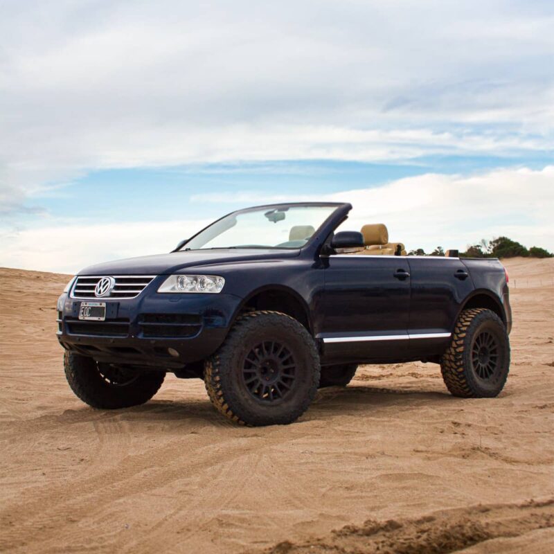 One of a Kind VW Touareg Cabrio Off-road Build on 35”s - offroadium.com