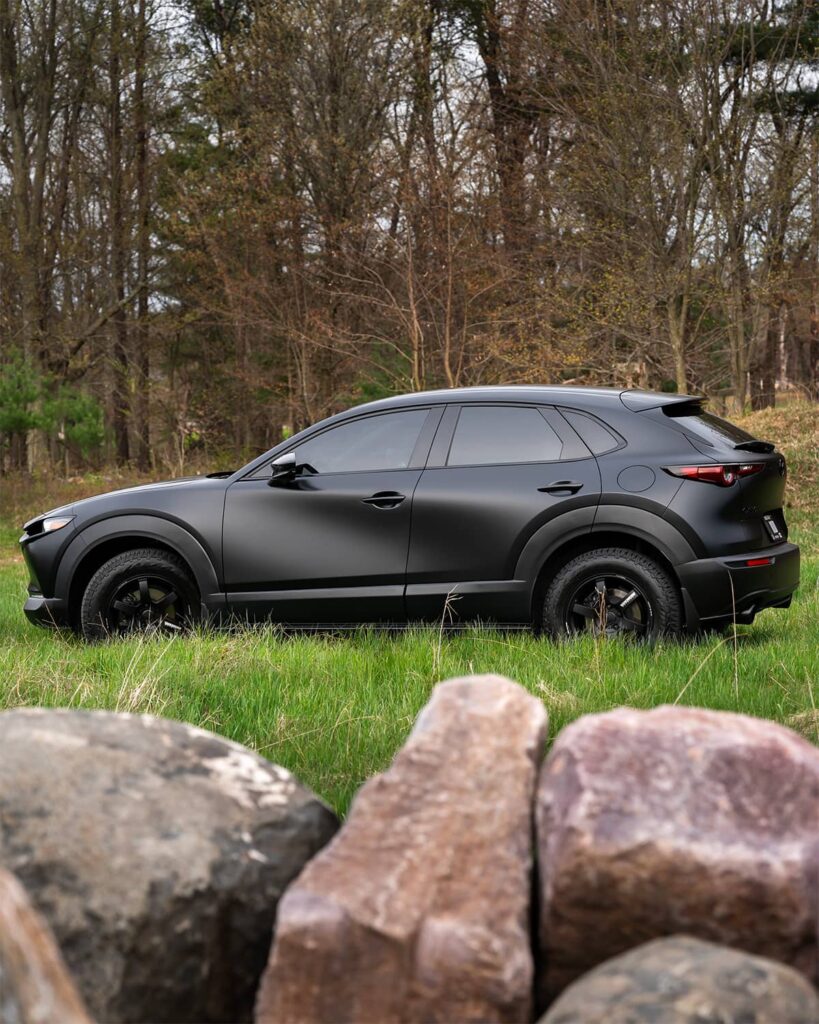 Lifted Mazda CX30 With Subtle Mods And A/T Off-road Wheels