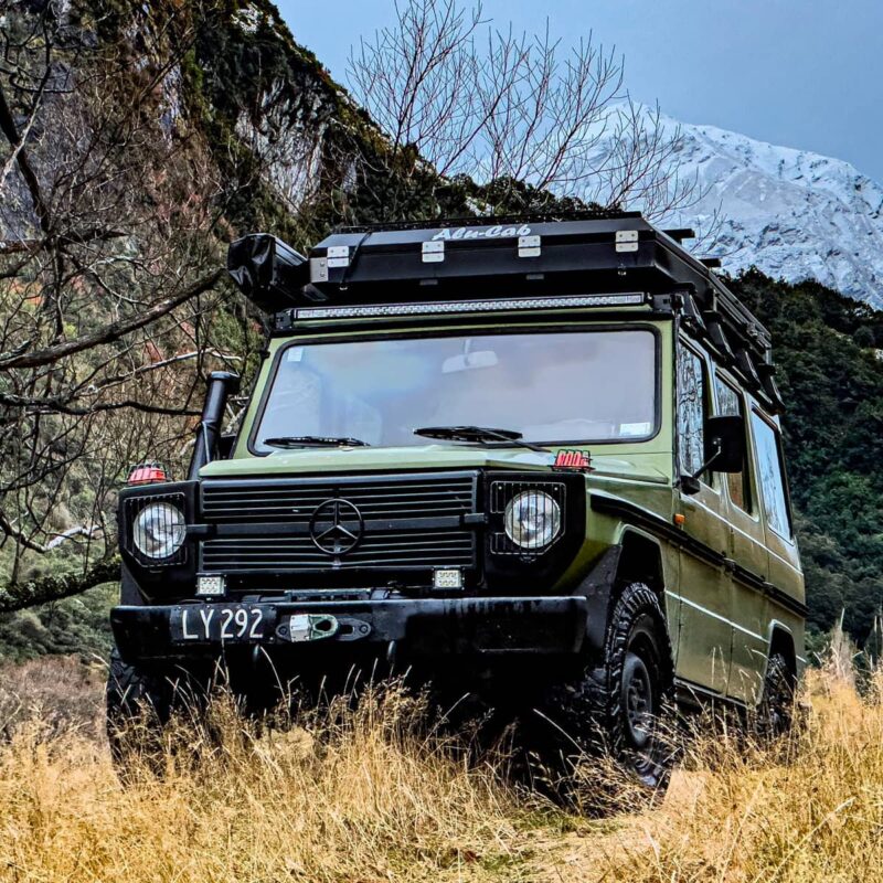 Military Green Mercedes G280 GE W460 classic 4x4 G-wagen - offroadium.com