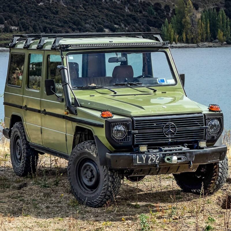Military Green Mercedes G280 GE W460 classic 4x4 G-wagen - offroadium.com