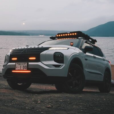 2023 Mitsubishi Outlander off-road style build on All terrain Tires ...