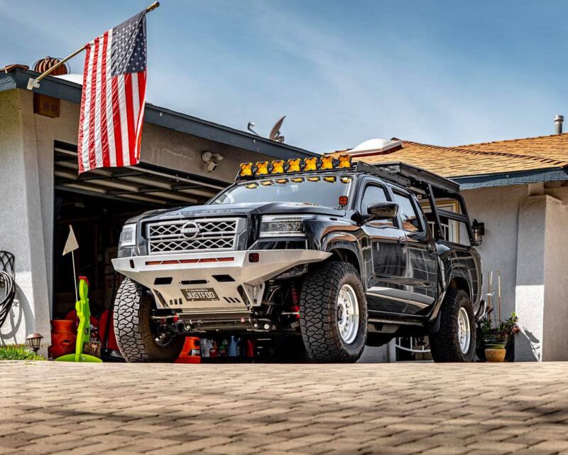 D41 Nissan Frontier Pro4X off road build With Coastal Offroad Front Bumper