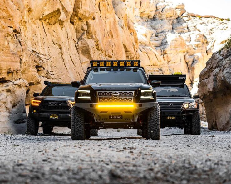D41 Nissan Frontier Pro4X off road build With Coastal Offroad Front Bumper