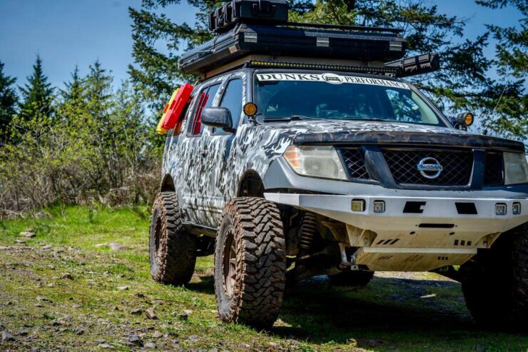 Nissan Pathfinder Overland Build on 35s with Titan Swap and 6" Lift