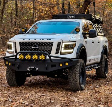 Nissan Pathfinder Overland Build on 35s with Titan Swap and 6" Lift