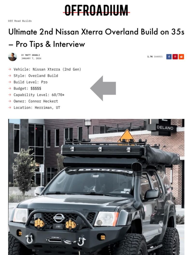 Types of Off Road Builds & How We Evaluate Them - Offroadium's Rating ...