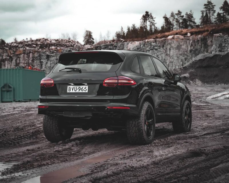Tastefully Modified Off Road Porsche Cayenne 958 on A/T Tires