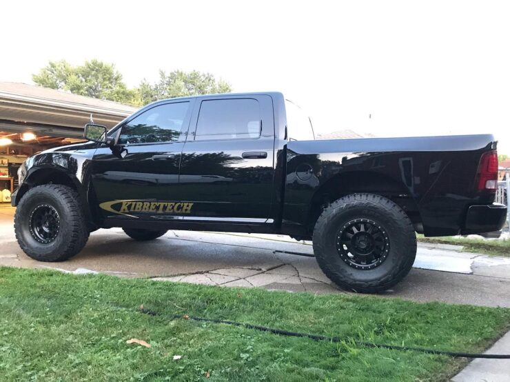 Wide body Dodge Ram 1500 Prerunner on 37 Inch Wheels