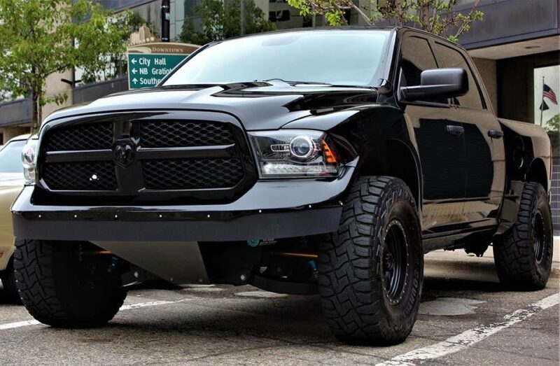 Wide body Dodge Ram 1500 Prerunner on 37 Inch Wheels