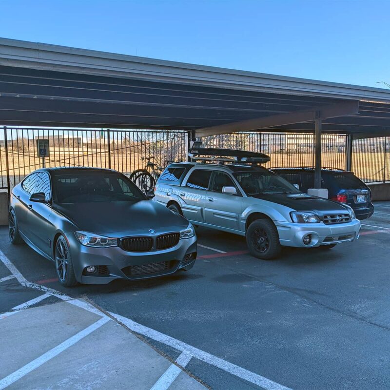 Super Clean Subaru Baja truck with A.R.E. Camper Shell and Low Miles