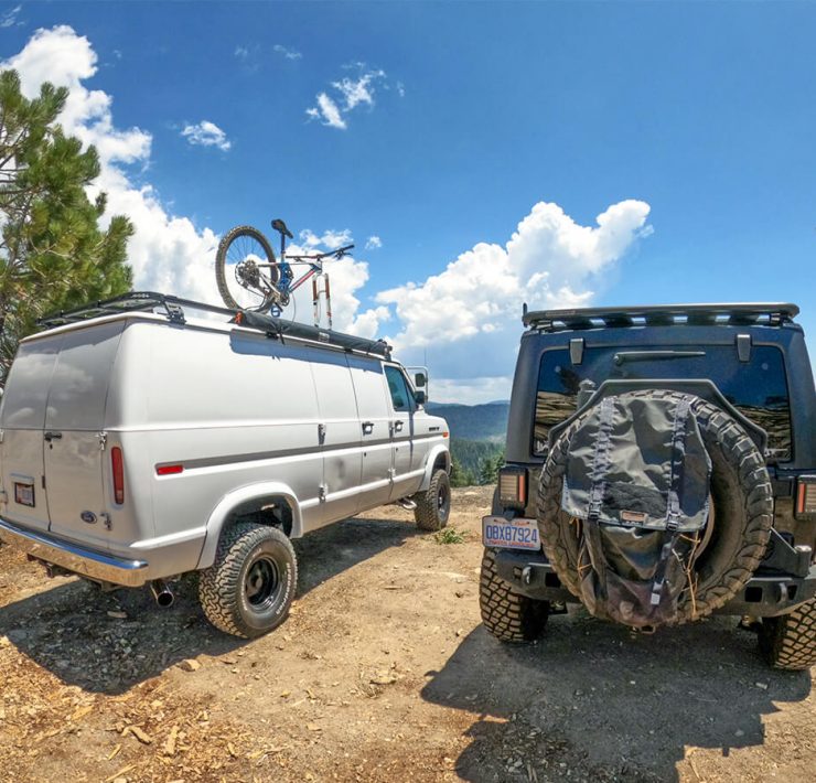 Lifted 1990 Ford E150 Van – Classic Look with a Modern Twist