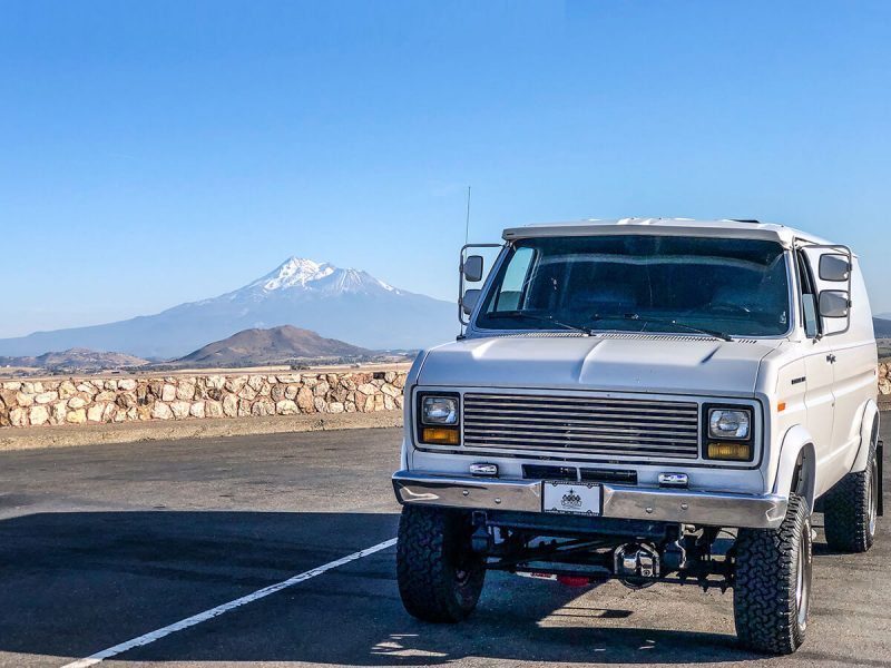 Lifted 1990 Ford E150 Van – Classic Look with a Modern Twist