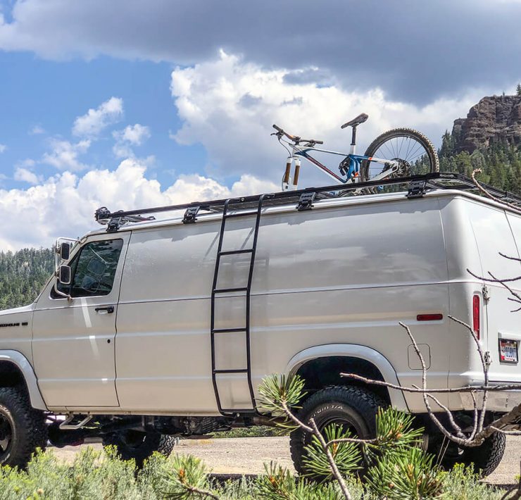Lifted 1990 Ford E150 Van – Classic Look with a Modern Twist