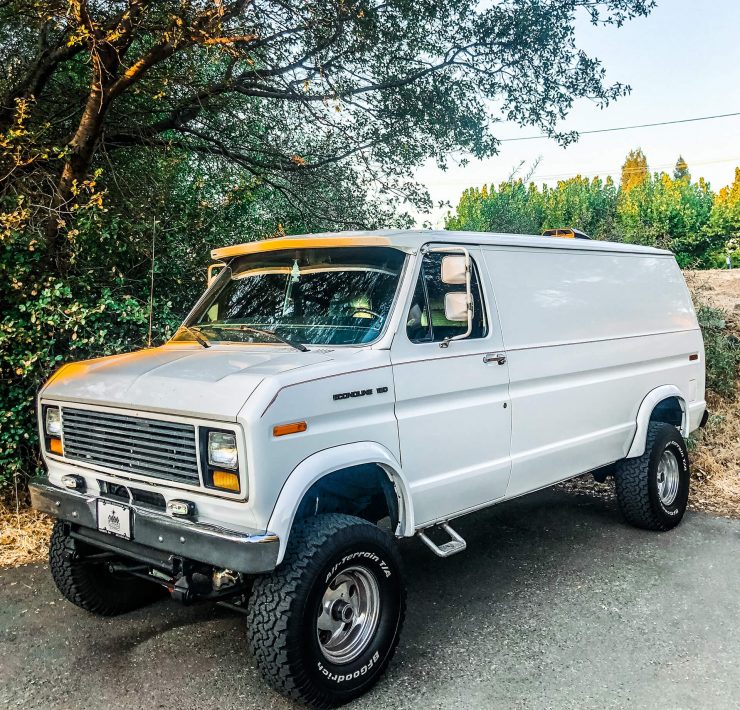 Lifted 1990 Ford E150 Van – Classic Look with a Modern Twist