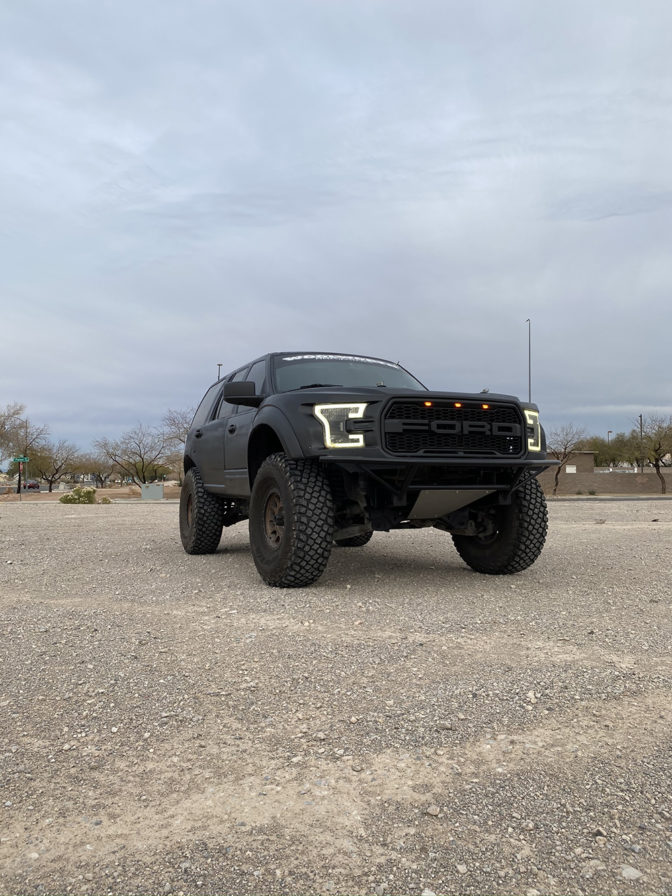 Ford Expedition With a Gen 2 Raptor Front-end