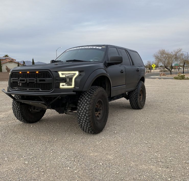 Ford Expedition With a Gen 2 Raptor Front-end