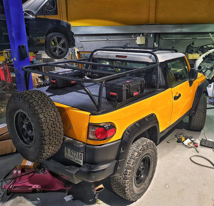 Meet One of a Kind Lifted Toyota FJ Cruiser Pickup Truck - offroadium.com