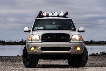 Lifted 1st gen Toyota Sequoia on 34"s - The Land Cruiser's Big American ...