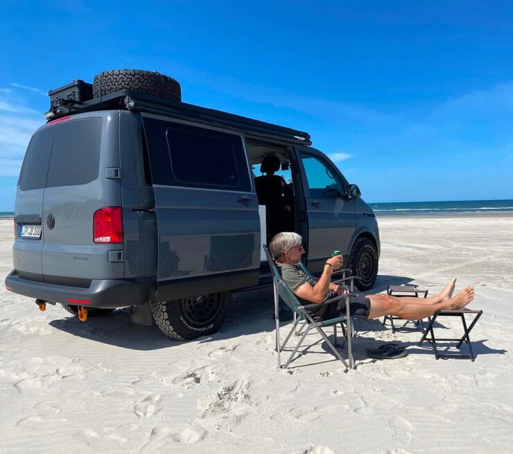 Lifted VW Transporter T6 Off Road Overland Van from Germany